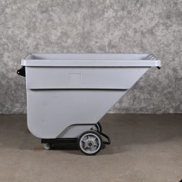 Poly-Tiltrux-P-303-Gaylord/Gondola-Gray-Plastic-1-Shelf-Rigid/Swivel ...