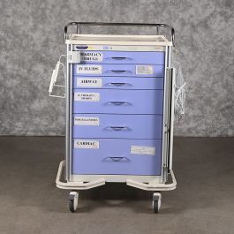 Armstrong-Medical-A-SMART-Cart-Mobile-Medical-Storage-Purple-32"x25"x47.5"