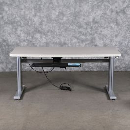 Steelcase-Series-5-A5RQ462929U-Powered-Adjustable-Desk-Gray-Laminate ...
