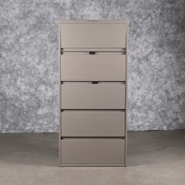 Steelcase-Brown-Metal-5-Drawer-File-Cabinet-Lockable-Includes-Key-30 ...