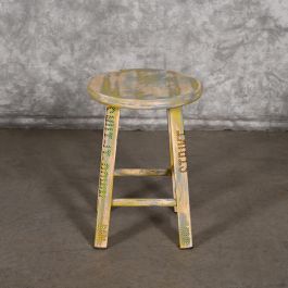 Stool-Multi-Colored-Wood