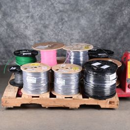 Mixed-Lot-of-Various-Cable-Spools