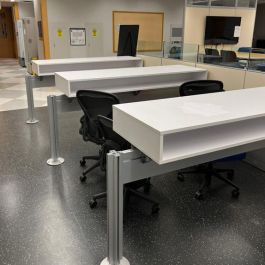 Three-(3)-Steelcase-Workstations-&-Cubicle-Wall-Panels-B107519