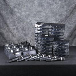 Lot-of-48-AKG-Wireless-Audio-Components-(Receivers,-Mics,-Transmitters)