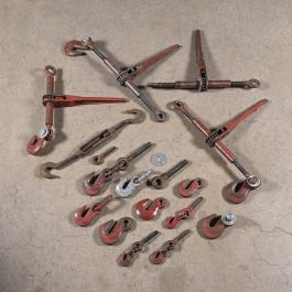 Mixed-Lot---Chain-Binders,-Eye-Hooks-&-Eye-Bolts-(Parts/Repair)