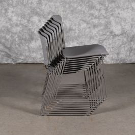 Lot-of-8-Steelcase-Max-Stkr-Stacking-Chairs