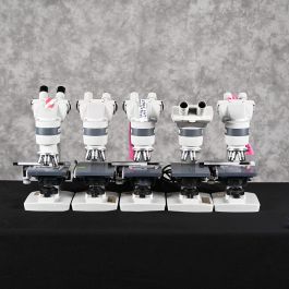 Lot-of-5-American-Optical-One-Fifty-Binocular-Microscopes-for-Parts/Repair