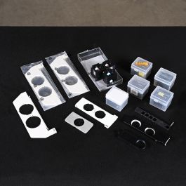 Lot-of-Microscope-Filter-Cubes-&-Holders