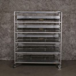 Allentown-Mobile-Laboratory-Animal-Cage-Rack-Stainless-Steel