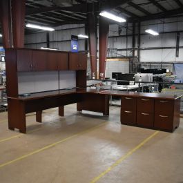 Steelcase-Executive-Corner-Desk-with-Hutch