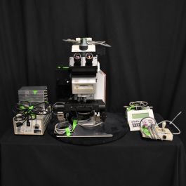 Leica-DMRD-Fluorescence-Microscope-with-Accessories