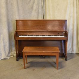 Vintage-1946-Baldwin-Hamilton-Upright-Piano-with-Piano-Bench