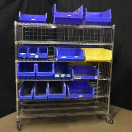 Twenty-(20)-Various-Stackable-Plastic-Bins