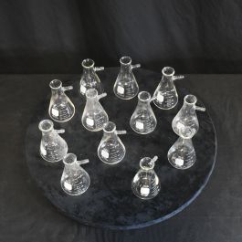 Twleve-(12)-Various-Autoclavable-Conical/Erlenmeyer-Flasks