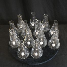 Thirteen-(13)-Various-Autoclavable-Conical/Erlenmeyer-Flasks