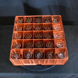 Twenty-Five-(25)-Water-Glasses-with-Dish-Rack