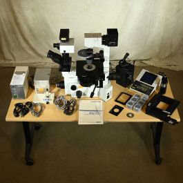 Olympus-IX70-Inverted-Fluorescence-Microscope-with-Filter-Cube ...