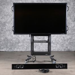 Sharp-PN-E702-70"-Monitor-with-Leon-Hz400-LR-Speaker-Bar