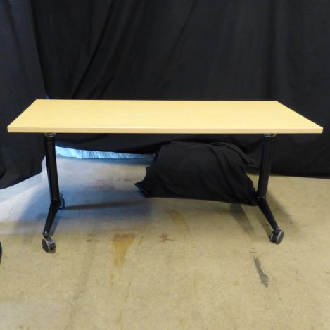 Coalesse-Akira-Folding-Table-Maple-Colored-Laminate-Rectangle ...