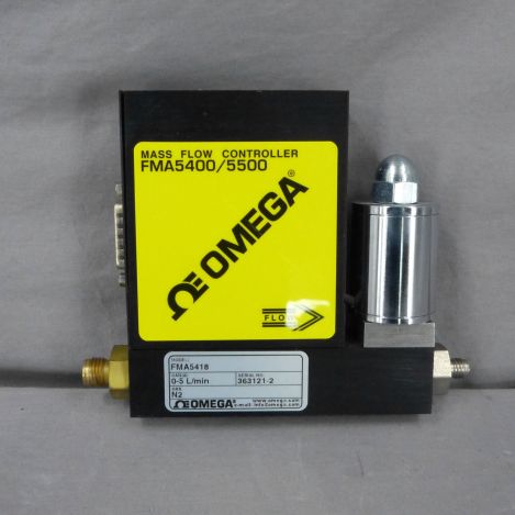 OMEGA-FMA5418-N2-0-5-L/min-Mass-Flow-Controller-Mixed-Materials-Nitrogen