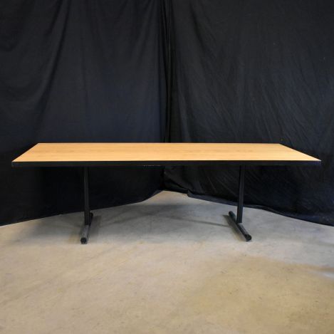 Conference-Table-Oak-Colored-Laminate-Rectangle-96"x36"x29"