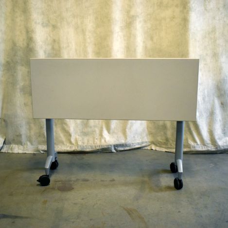 Enwork-39019-01-Folding-Table-Gray-Laminate-Rectangle-with-Wheels-48 ...