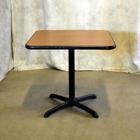 Steelcase-Cafe/Bistro-Table-Medium-Wood-Color-Laminate-Square-30"x30"x28"
