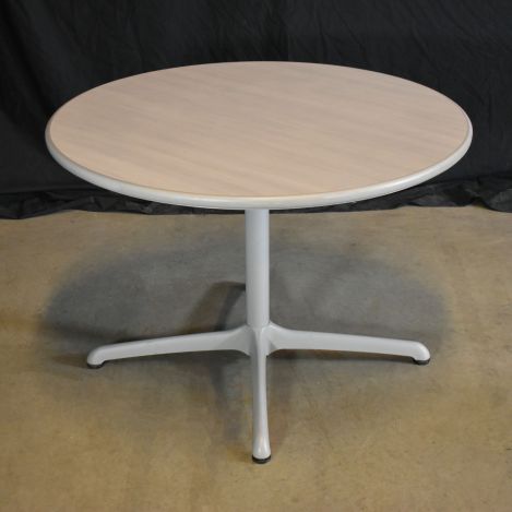 Steelcase-854200-Cafe/Bistro-Table-Light-Wood-Color-Laminate-Round-42 ...