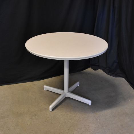 Steelcase-Cafe/Bistro-Table-Gray-Colored-Laminate-Round-36"x36"x29"