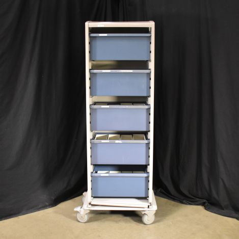 Herman-Miller-Mobile-Medical-Storage-Gray-Colored-Not-Lockable-27"x20"x73"