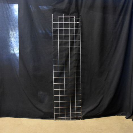 Metal-Wire-Shelving-Enclosure-Panel-Silver-Colored-Metal-18"x72"