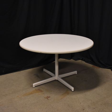 Steelcase-854800-Cafe/Bistro-Table-Light-Gray-Colored-Laminate-Round-48 ...