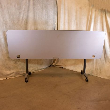 HON-Folding-Table-Gray-Colored-Laminate-Rectangle-with-Wheels-96"x30"