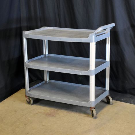Rubbermaid-General-Purpose-Cart-Gray-Colored-Plastic-3-Shelves-Swivel ...