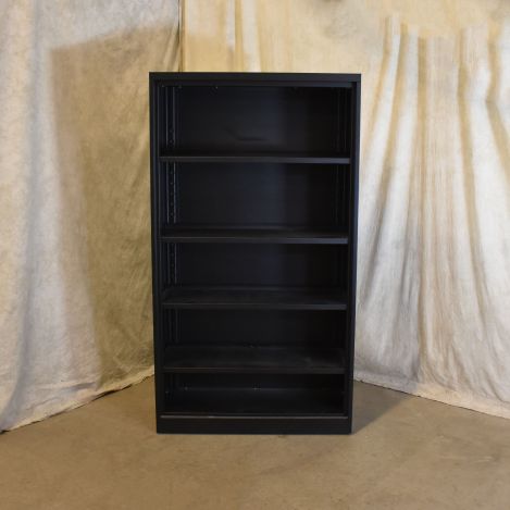 Steelcase-736564-(4-Shelf)-Freestanding-Black-Metal-Closed-Shelving-5 ...