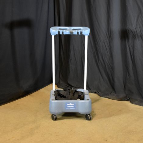 Allen-Medical-A30015-Stirrup-Cart-Blue-Colored-20"x20"x43.5"