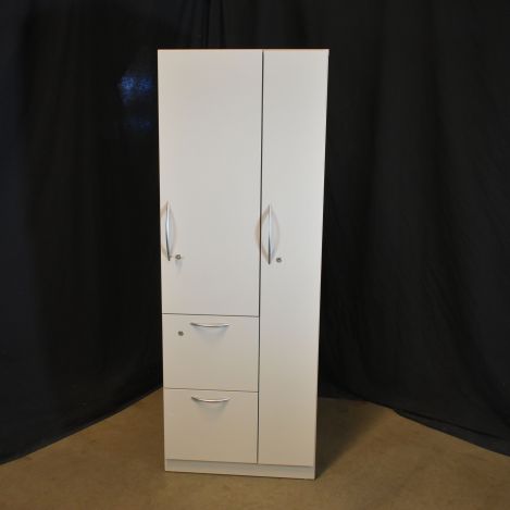 Steelcase-RDD24245RCP-7225-Sand-Colored-Metal-2-Drawers-3-Shelf-Cabinet ...
