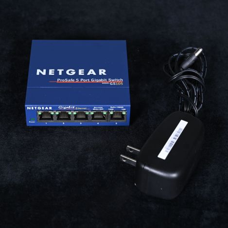 Netgear-GS105-Network-Switch-Power-Cable-Included