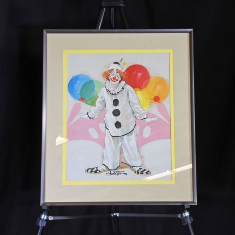 Oberstein,-Chuck-Print-Dark-Gray-Metal-Frame-23"x26.75"