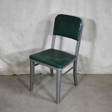 Steelcase-Tanker-Chair-Conversation/Side-Chair-Green-Vinyl-Not ...