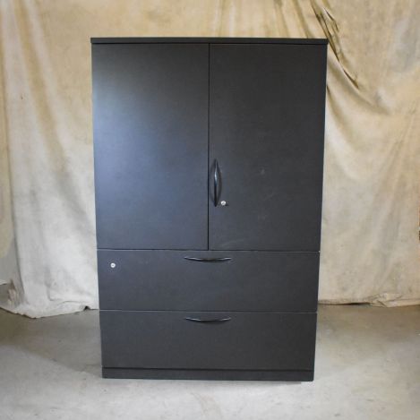 Steelcase-RCC18425JP-Storage-Cabinet-7239-Midnight-Metal-3-Shelf ...