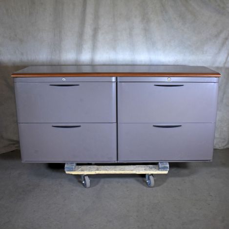 Steelcase-Brown-Metal-4-Drawer-File-Cabinet-Lockable-Keys-not-Included ...