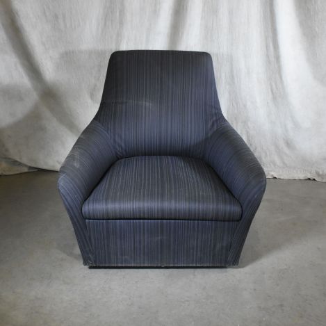 Bernhardt-Furniture-Co.-Accent-Chair-Gray-Pattern-Fabric-with-Arms