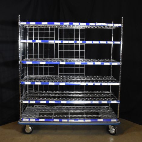 Logiquip-Freestanding-Silver-Colored-Metal-Open-Shelving-6-Shelves-with ...