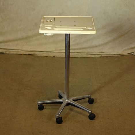 Diagnostic-Ultrasound-Compact-Roll-Stand-Beige-20"x20"x36.5"