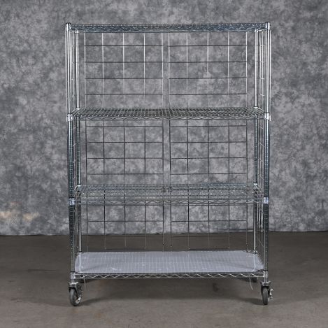 Eagle-Freestanding-Silver-Colored-Metal-Open-Shelving-4-Shelves-with ...