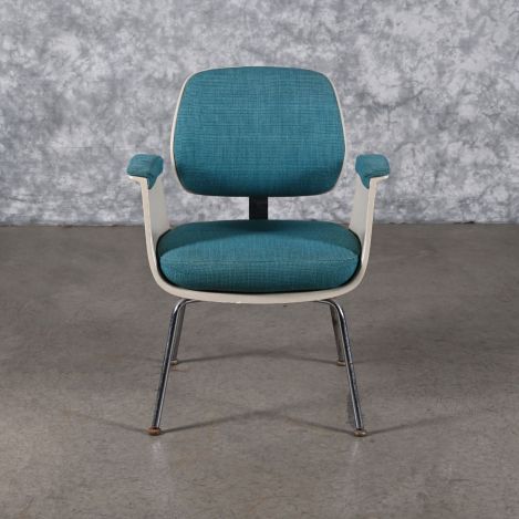 Conversation/Side-Chair-Turquoise-Fabric-with-Arms