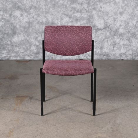 Steelcase-Player-Conversation/Side-Chair-5B05-Merlot-Fabric-No-Arms