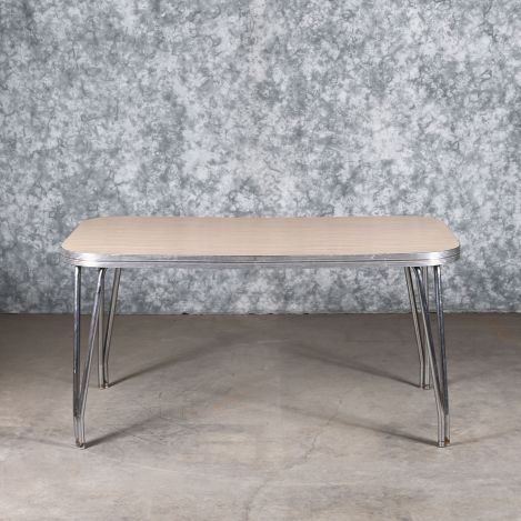 Dining-Table-Light-Wood-Colored-Laminate-Rectangle-60"x36"x30"