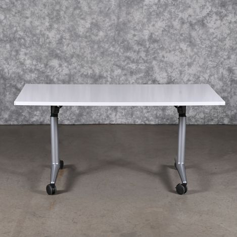 Coalesse-Folding-Table-White-Dry-Erase-Rectangle-with-Wheels-60"x30"x28.5"